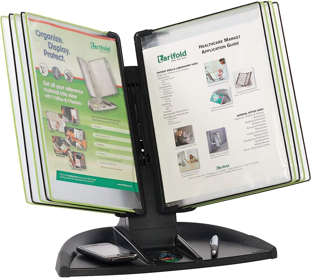 Amazon.com : Tarifold Desktop Reference Organizer with 10 Letter-Size ...