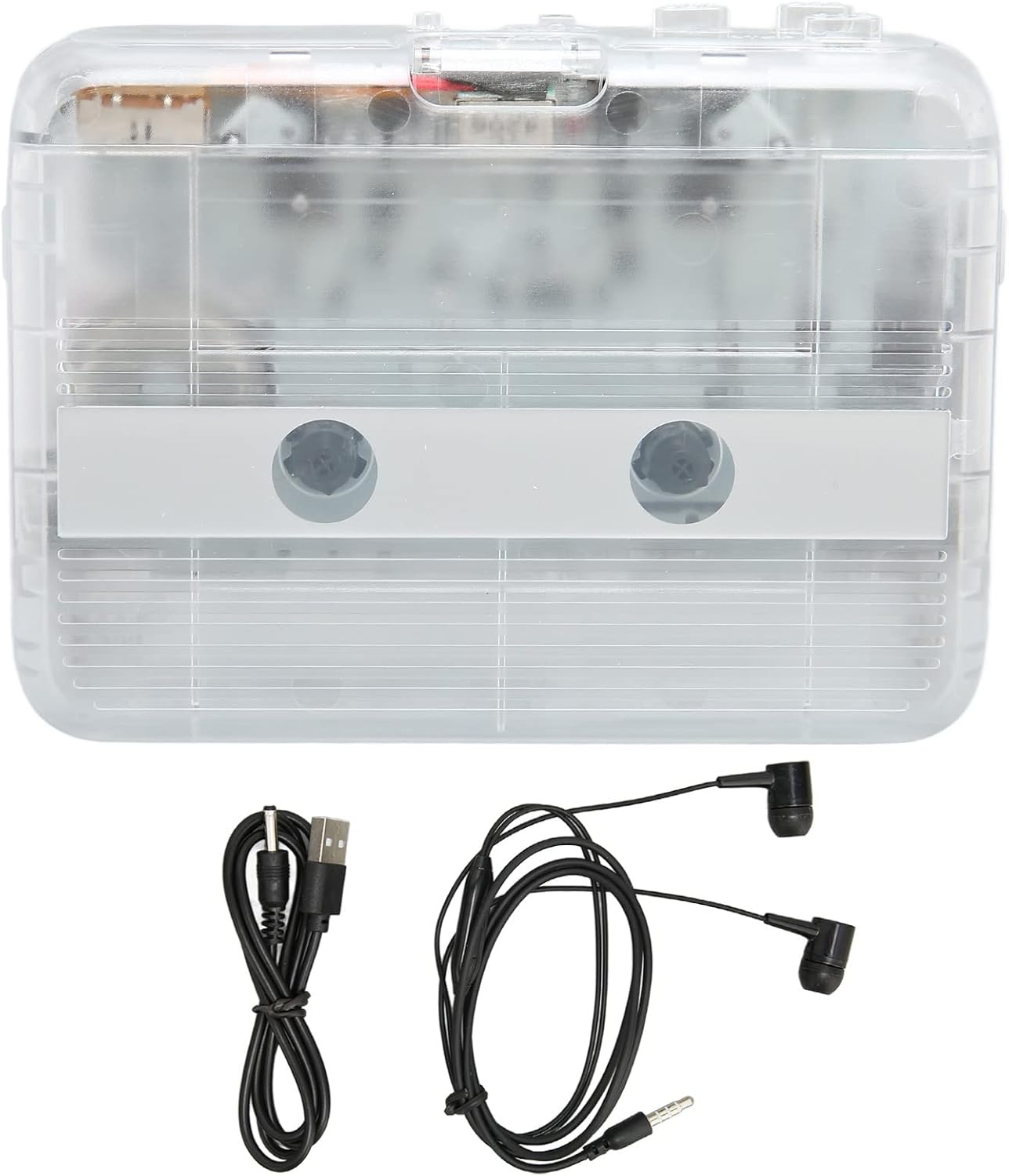 Amazon.com: Bluetooth Cassette Player, TON007B ABS Auto Reverse ...