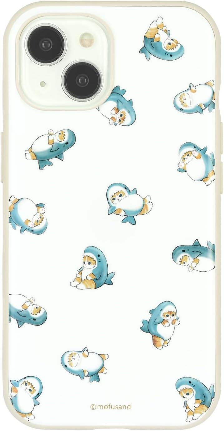Amazon.co.jp: グルマンディーズ mofusand IIIIfit(イーフィット) iPhone15 / 14 / 13 対応 ケース 総柄 MOFU-19B : 家電＆カメラ