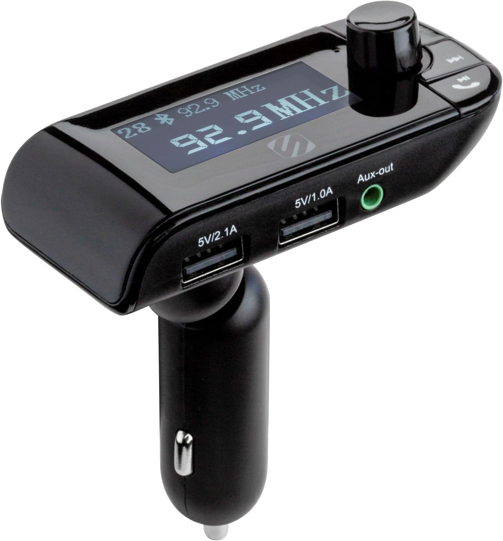 Amazon.com: Scosche SBTFM2-XCES0 Select Bluetooth 5.0 FM Transmitter w ...