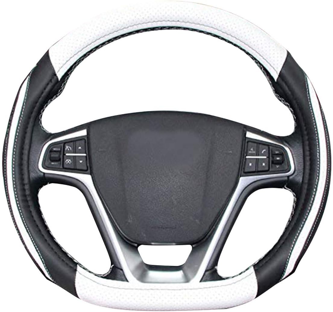 Funda de Piel para Volante de Coche,de Fibra de Carbono Volante en ...