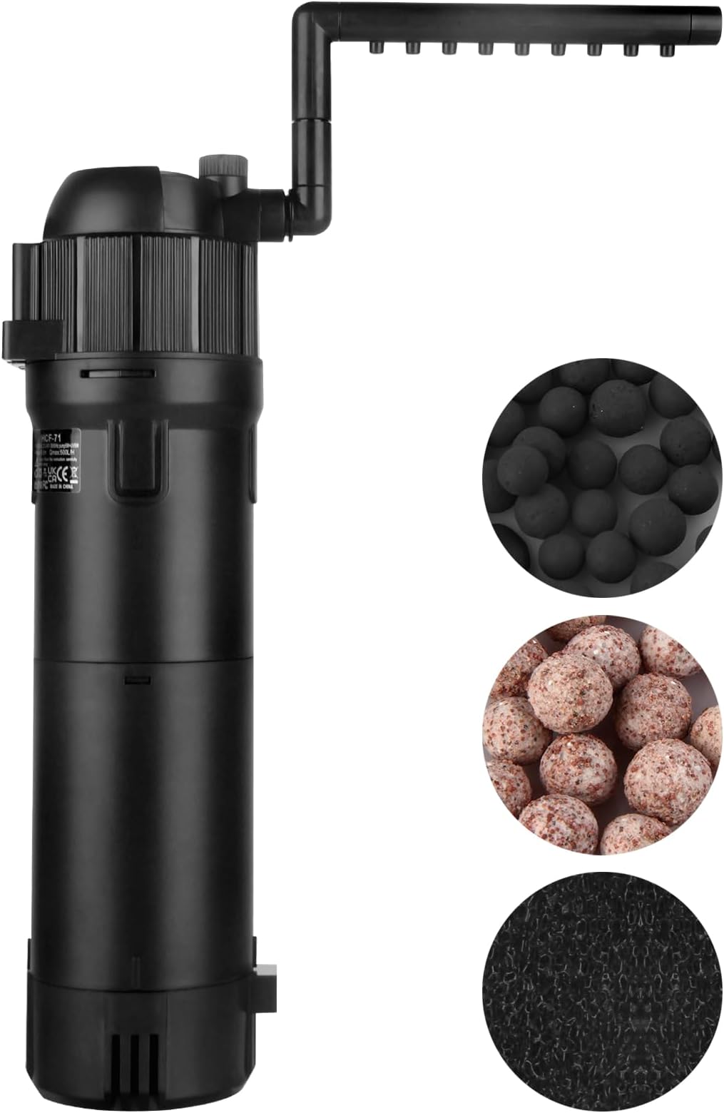 Amazon.com : ITIY 3-Stage Aquarium Filter in-Tank Filter Internal ...