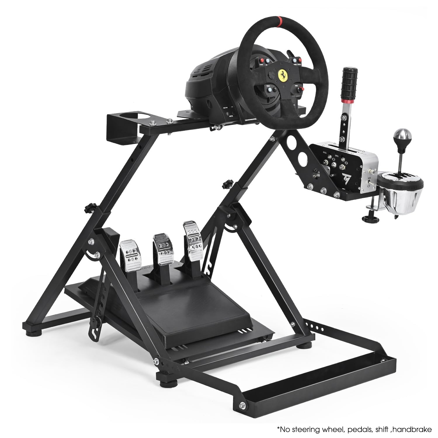 Marada X Shaped Sim Racing Wheel Stand Height Adjustable Foldable ...