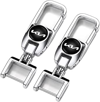 Amazon.com: 2 PCS Car Keyring Metal keychains Compatible With KIA Soul ...