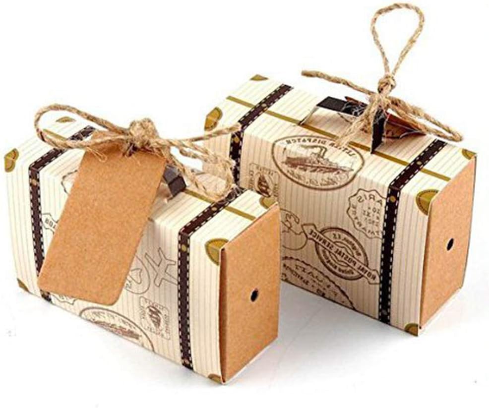 Lot de 50 pièces de mini-valise AmaJOY - idée cadeaux à offrir aux ...