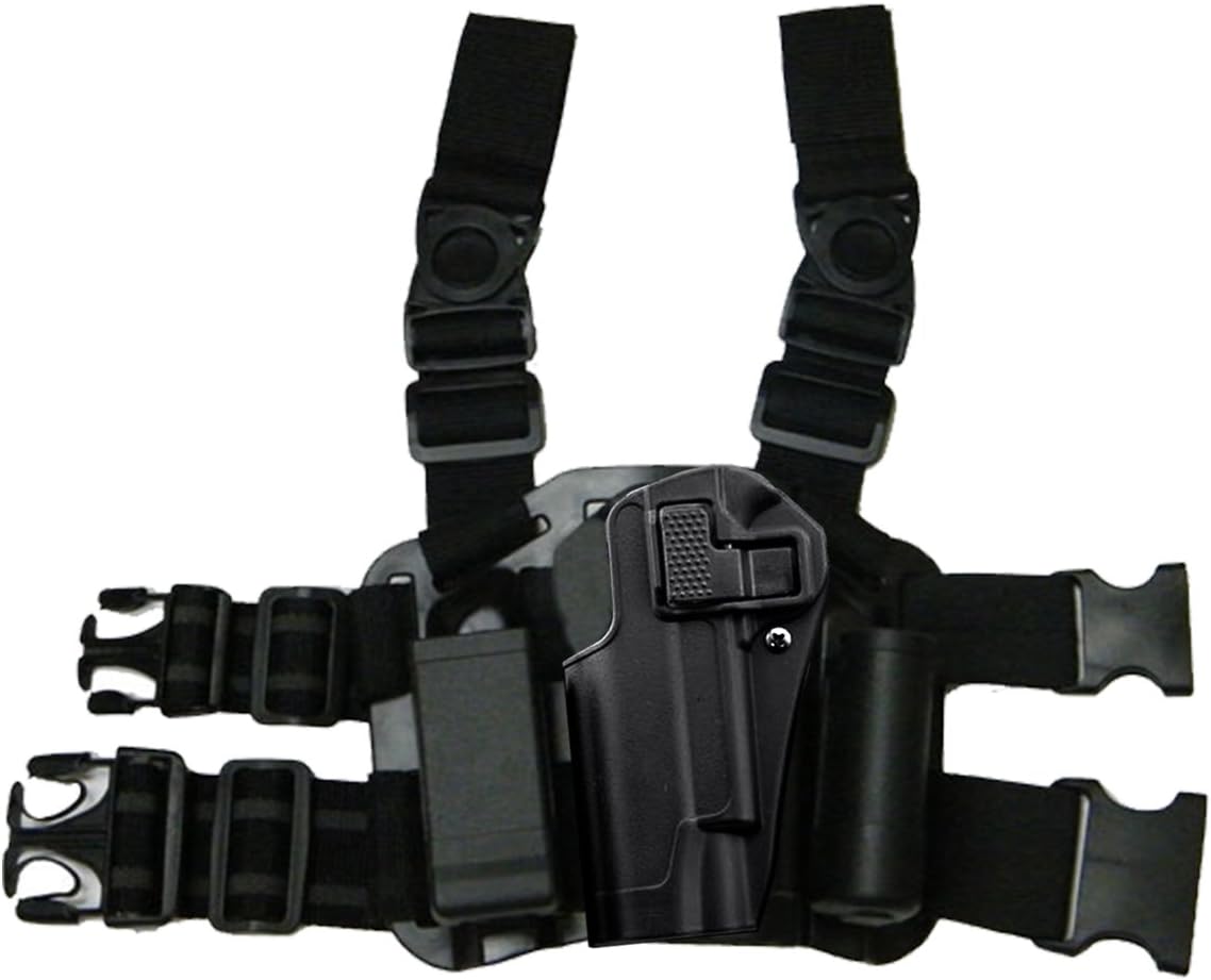 Amazon.com : MDG Left Handed Tactical Dropleg Drop Leg 1911 Holster ...