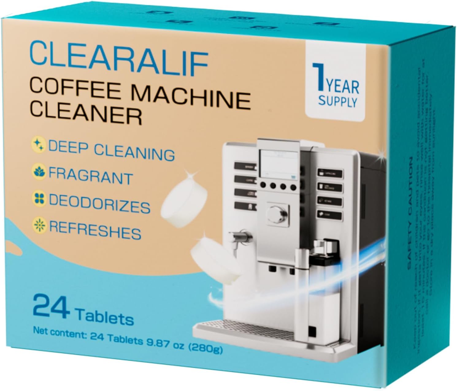 Amazon.com: Jura Capresso Cleaning Tablet 6-pk and Capresso 66281 9 ...