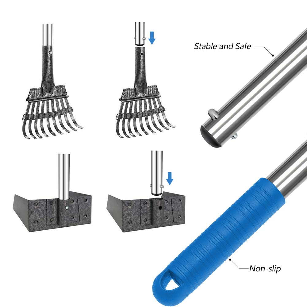 Snapklik.com : Upgraded Dog Pooper Scooper Extra Large, Adjustable Long ...