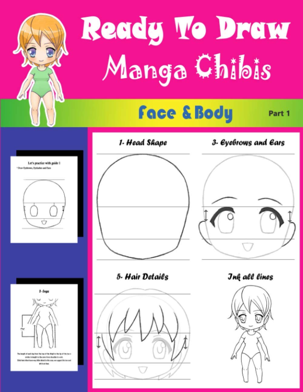 Buy Ready To Draw Manga Chibis Part 1: Simple Step-by-Step Guide To ...