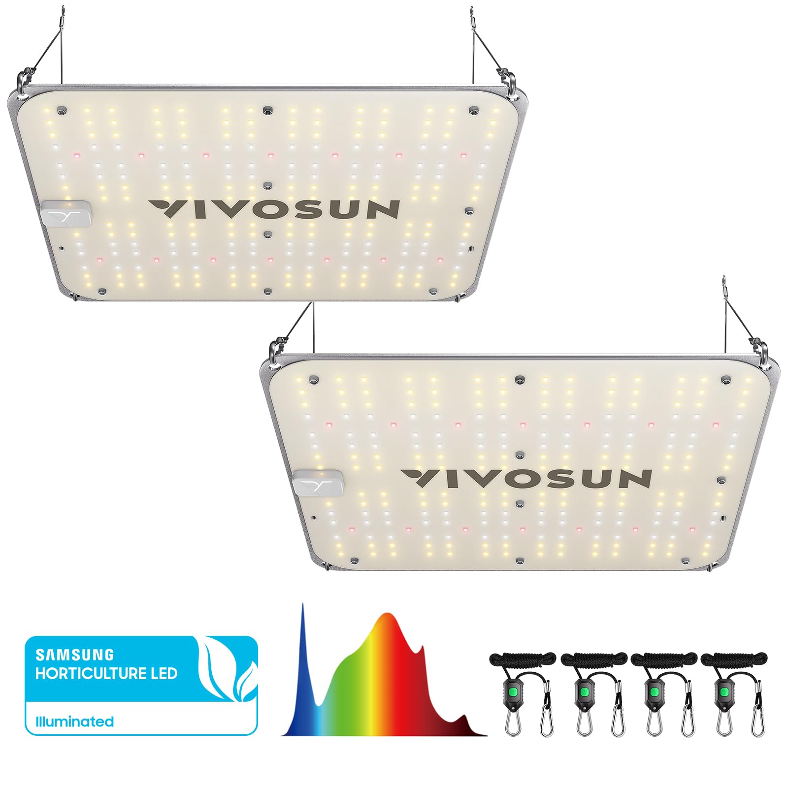 Snapklik.com : VIVOSUN 2-Pack VS1000E LED Grow Light