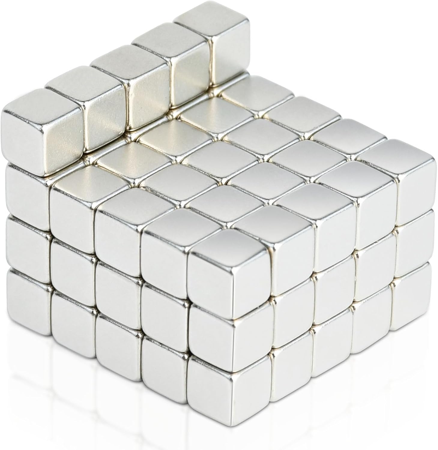MAGXCENE Pack of 80 Magnets 5 x 5 x 5 mm Neodymium Magnet Extra Strong ...