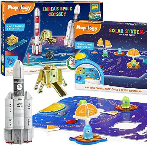 Imagimake Mapology ISRO Space Toys for Kids: Mission Suryayaan Aditya ...