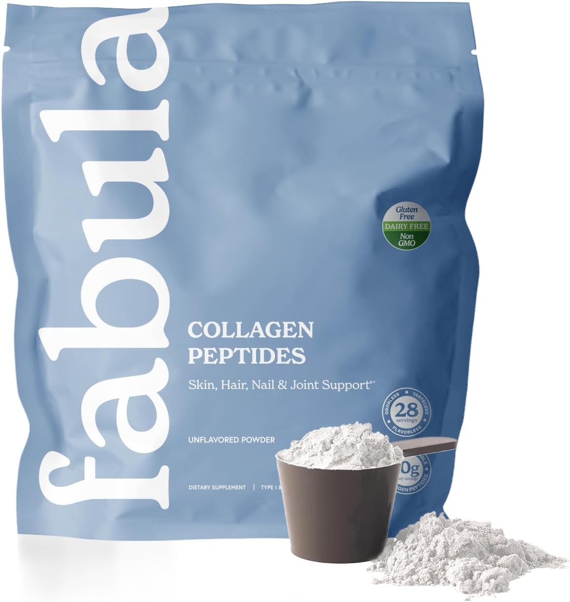 Amazon.com: Fabula Collagen Peptides Powder, Hydrolyzed Bovine Collagen ...