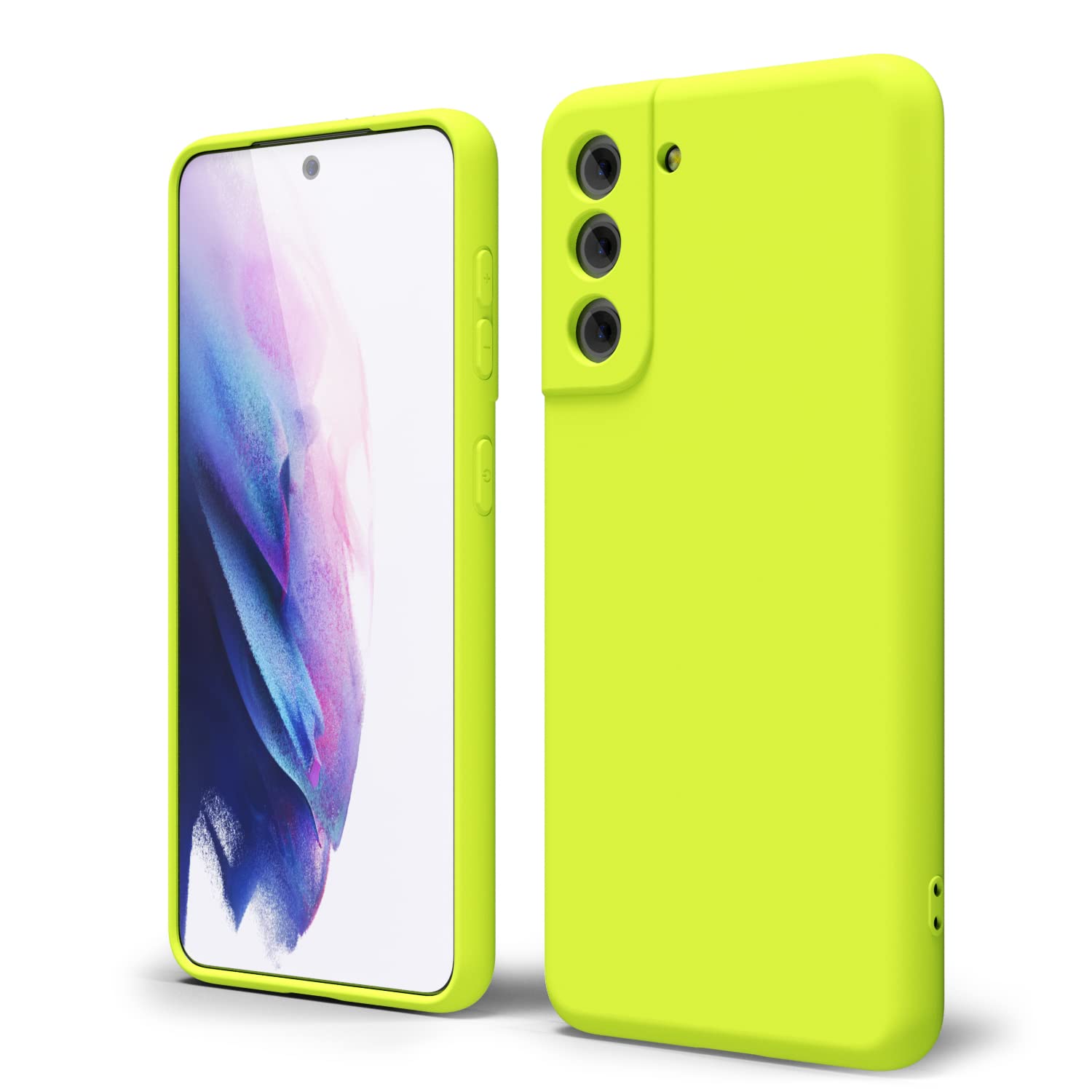 Amazon.com: oakxco for Samsung Galaxy S21 Phone Case Liquid Silicone ...