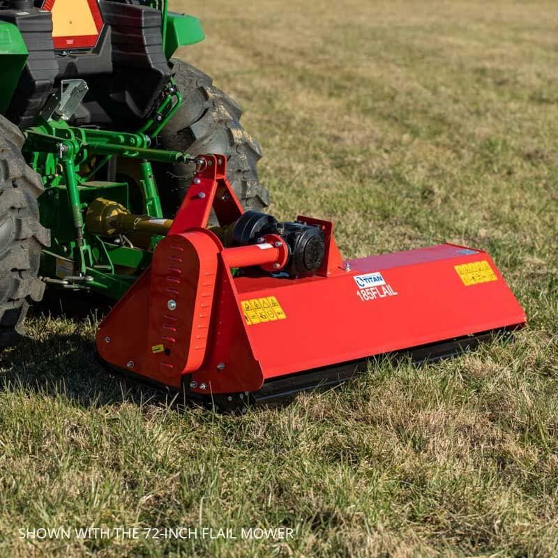 Review Titan Attachments 3 Point 68in Flail Mower, 40-60 HP Mowing ...
