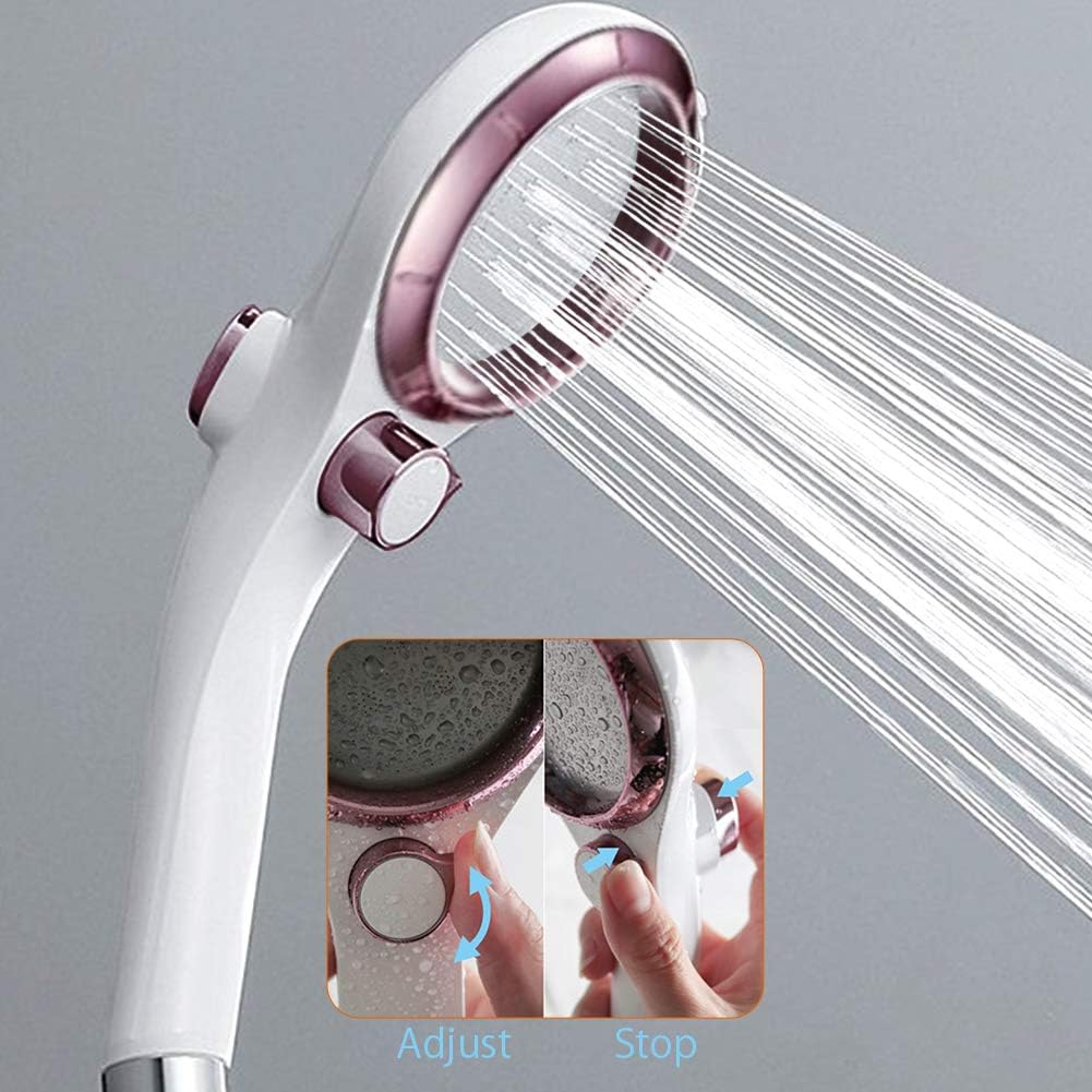 TINTON LIFE High Pressure Shower Head with ON/OFF Pause Button ...