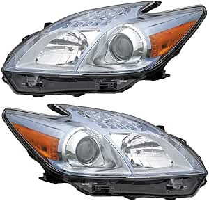EPIC LIGHTING OE Style Replacement Halogen Headlights Assembly ...