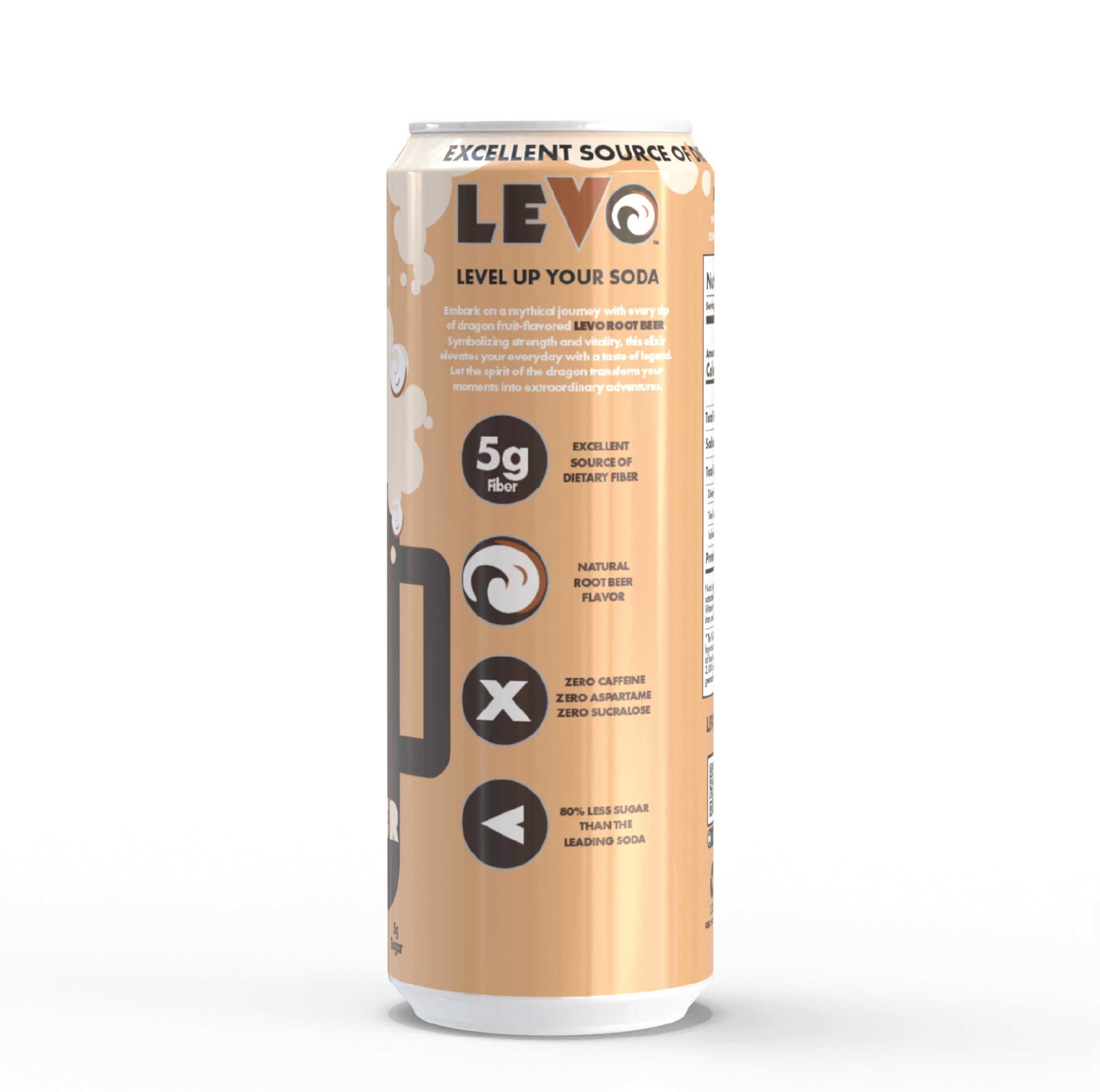 Snapklik.com : LEVO Soda Pop, Root Beer Float Caffeine Free Sparkling ...