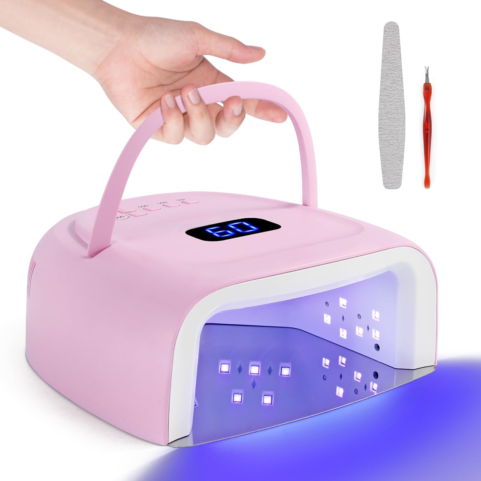 Amazon.com : 90W Professional Wireless Cordless Rechargeable UV LED ...