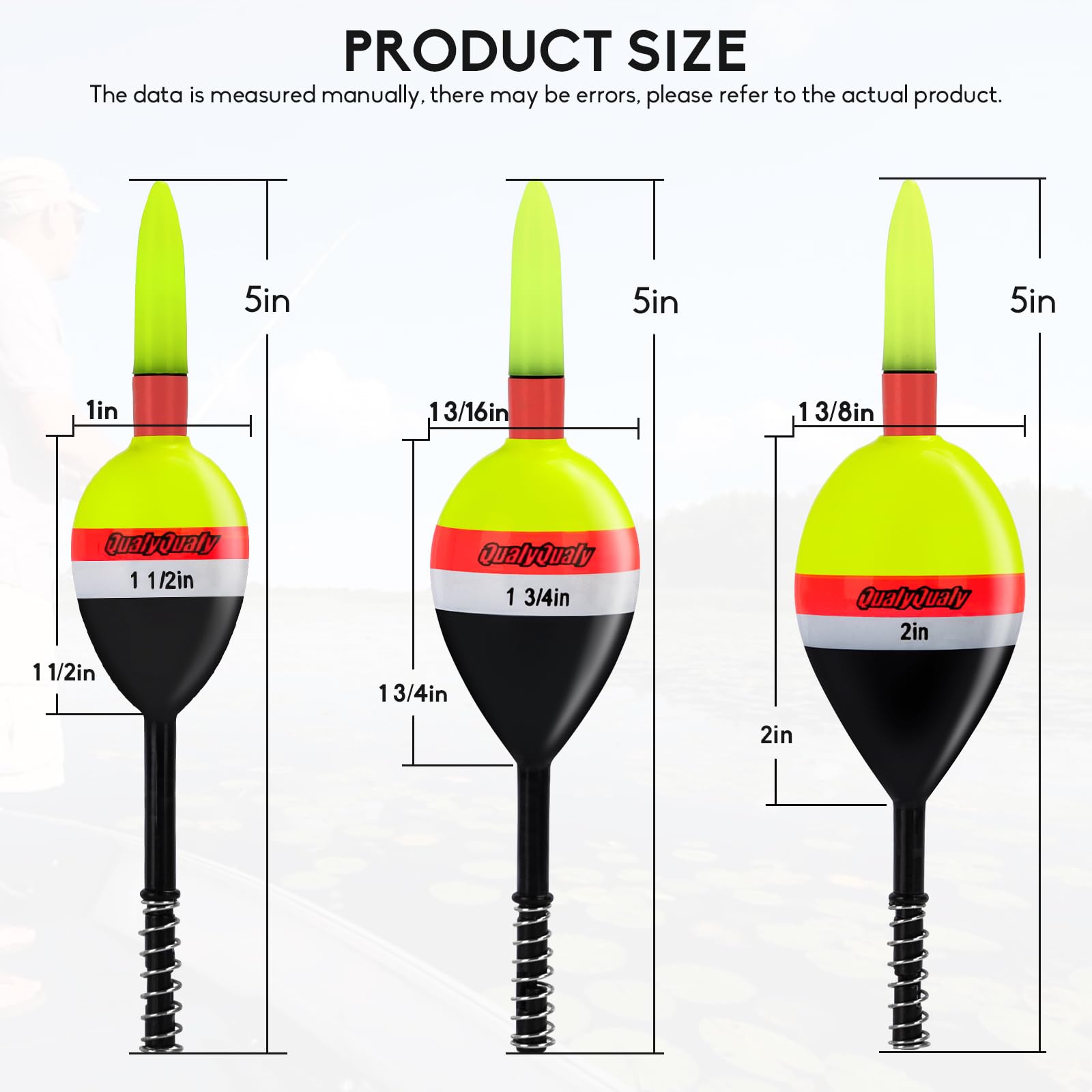 Snapklik.com : Fishing Floats Bobbers 4PCS Lighted Slip Bobbers Fishing ...