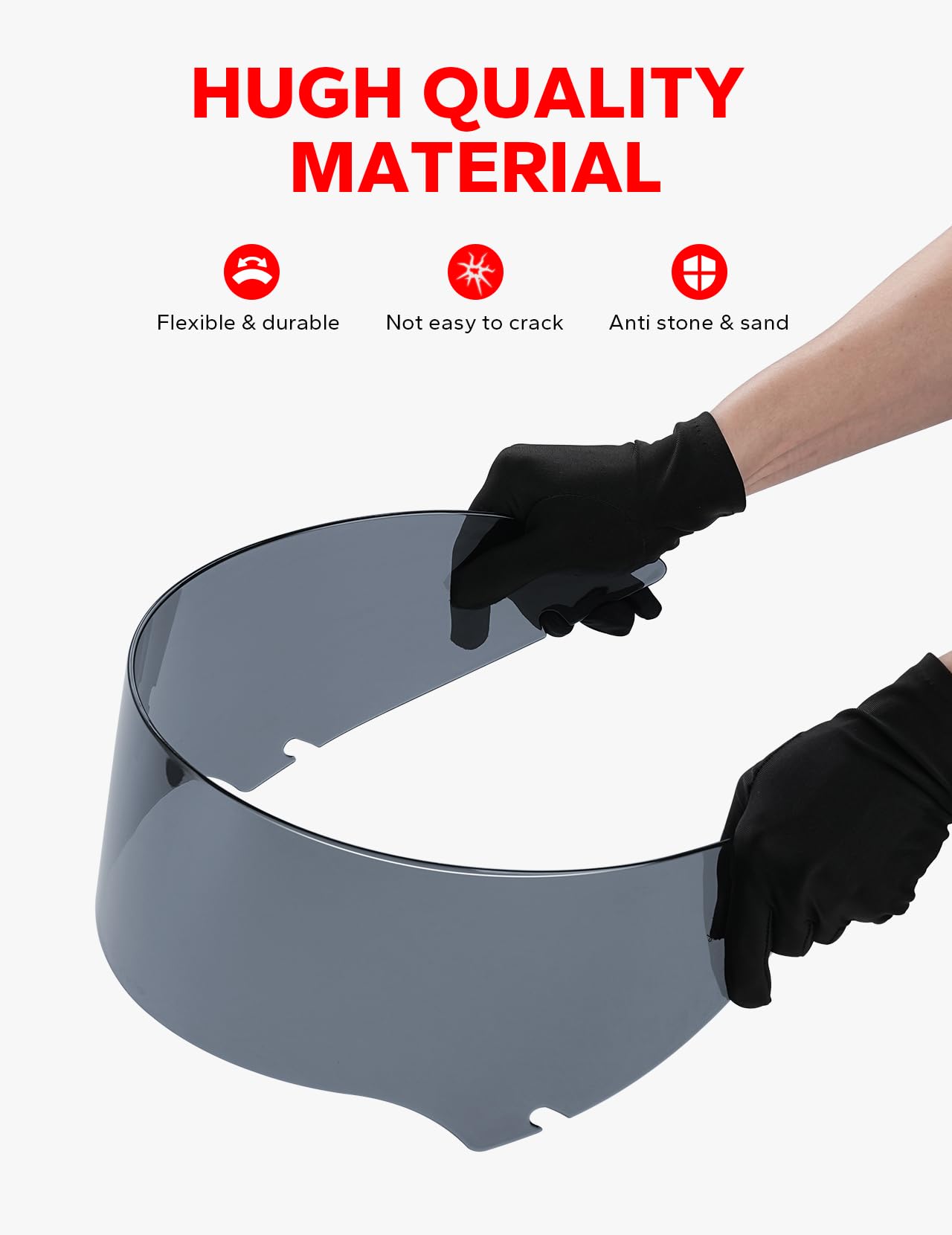 Snapklik.com : Amazicha 5 Windshield Windscreen Motorcycle Wind ...