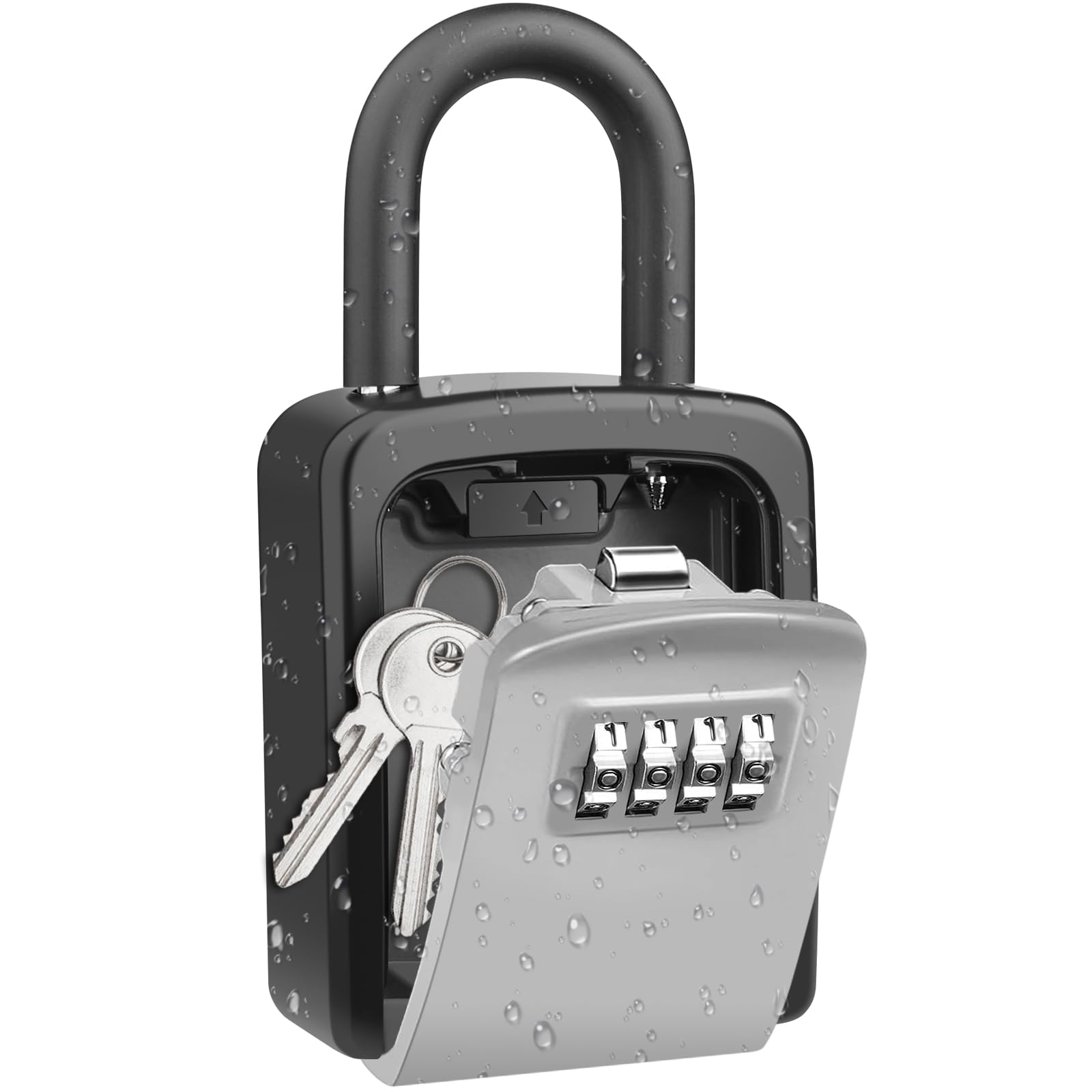 Key Lock Box, [No Installation Require] Diyife for Keys with Removable ...