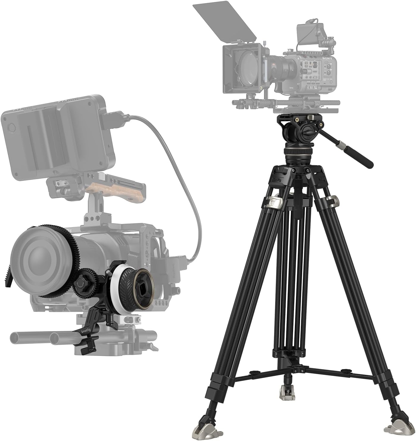 Amazon.com : SmallRig Mini Follow Focus Kit, with Mini F40 Follow Focus ...