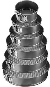 Amazon.com: uxcell 4/7/8/9/10/12 Inch Springform Pan Nonstick Cake Pan ...