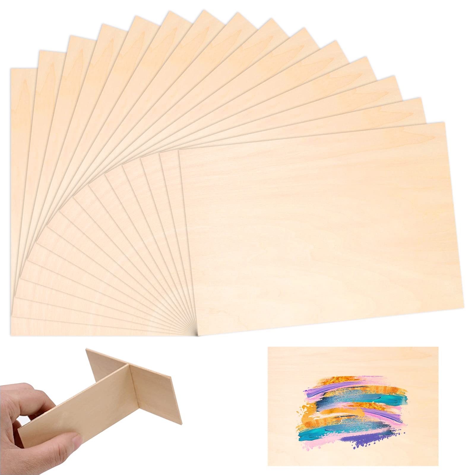 16 Pcs Basswood Sheets Thin Balsa Wood Sheets 1 16 | Desertcart INDIA