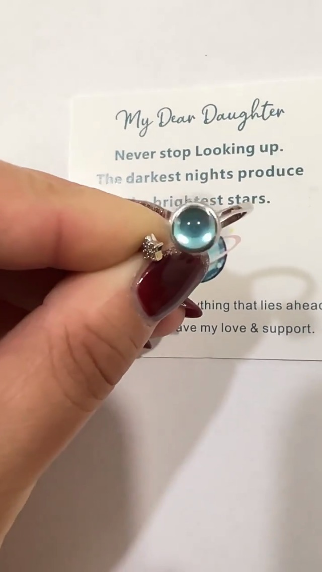 Watch Rotatable Planet Ring for Daughter Anxiety Relief Spinner Fidget ...