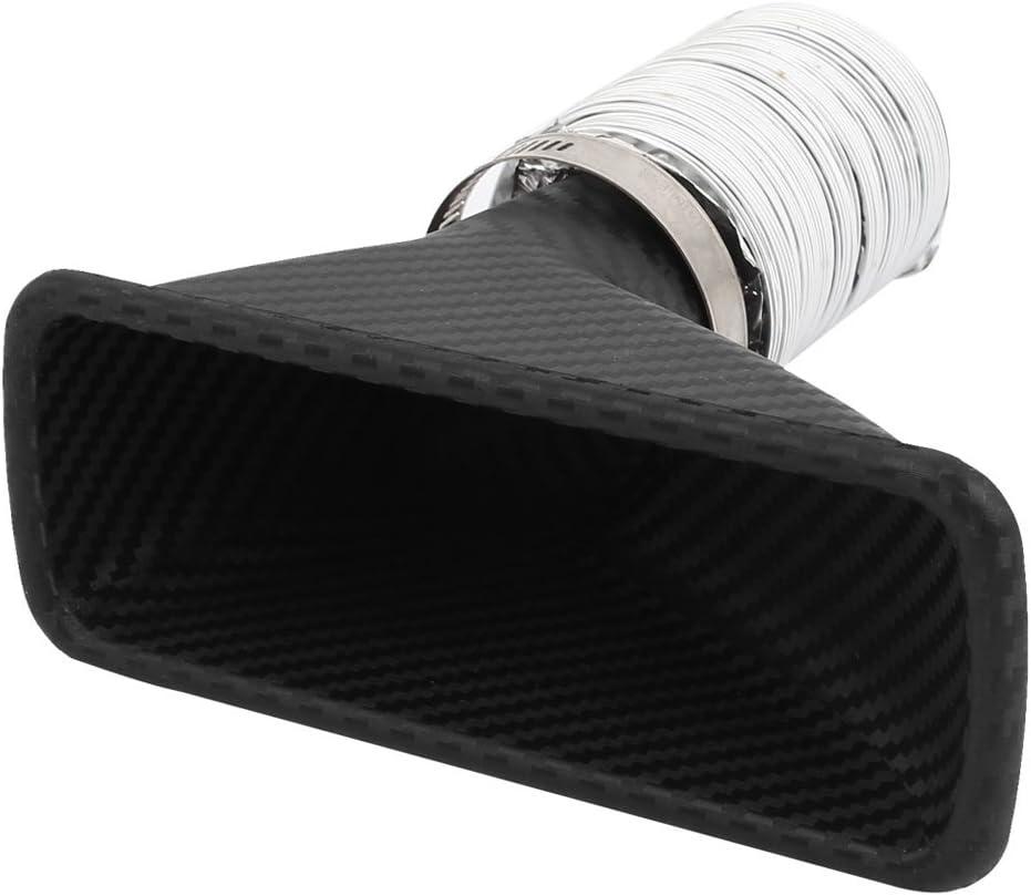 Amazon.com: uxcell Car Intake Pipe Rectangle Type Plastic Air Funnel ...