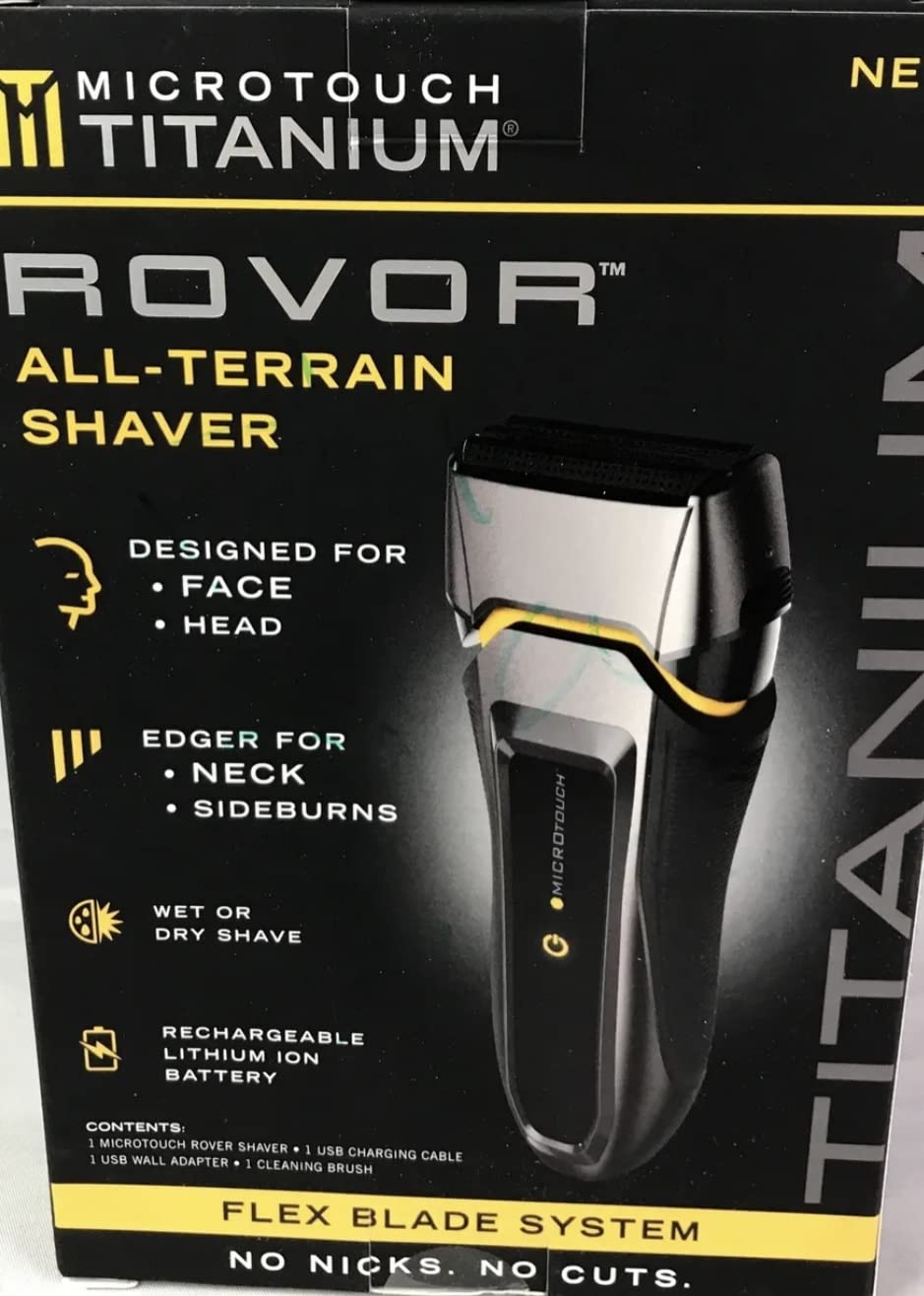 Amazon.com: Micro Touch Titanium Rovor, Black : Beauty & Personal Care