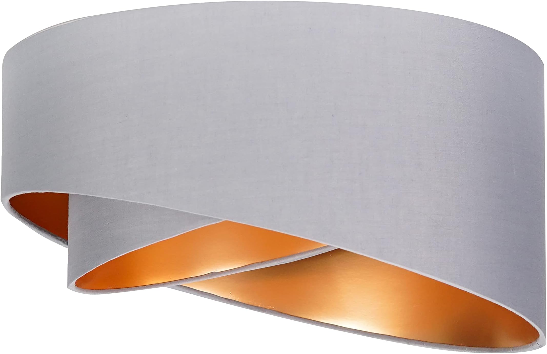 MiniSun | Modern 2 Tier Ceiling Light Shade in a Grey Finish | Pendant ...