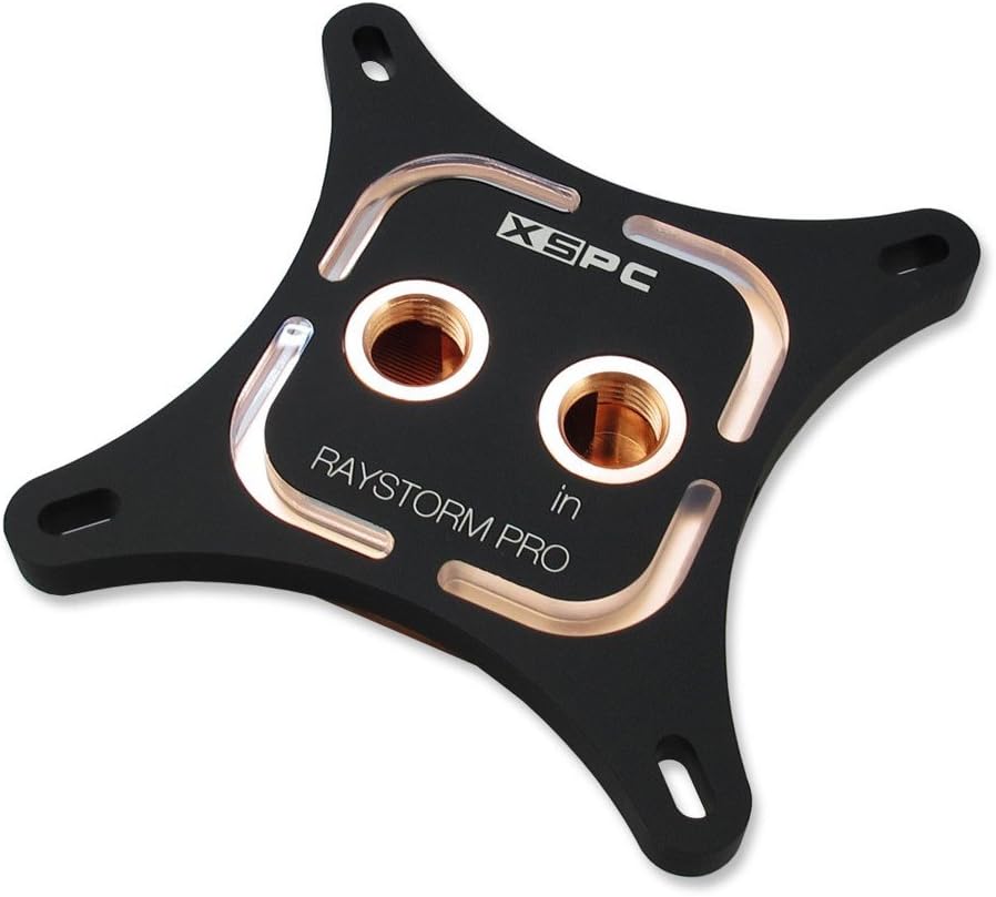 Amazon.com: XSPC RayStorm Pro Black WaterBlock, Intel CPU, Blue LEDs ...