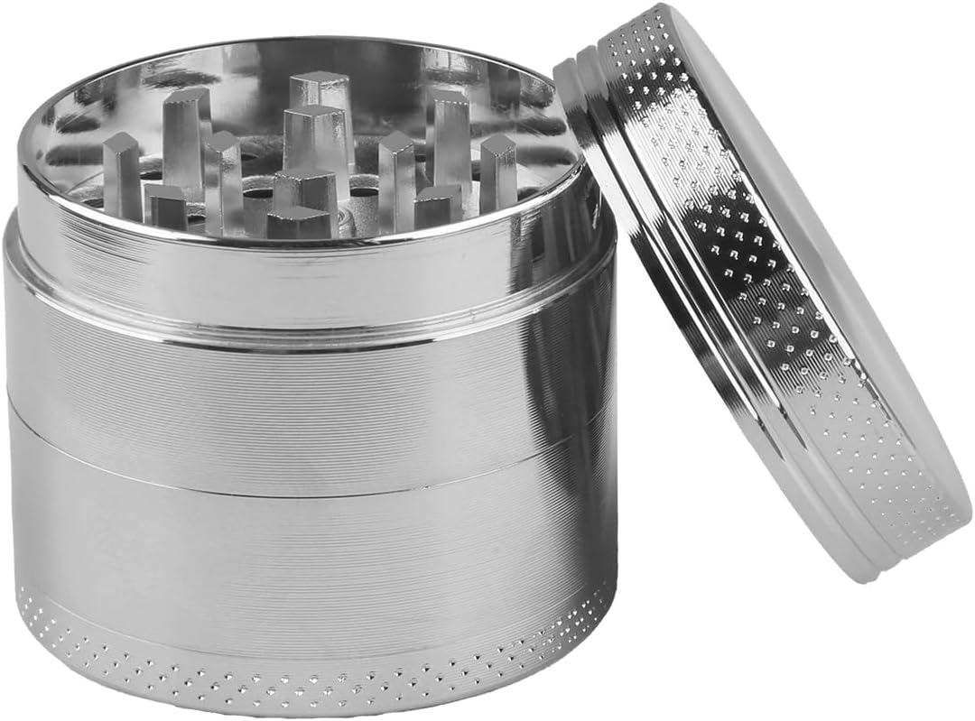 AYNKH Herb Grinder, 4 Layers Portable Zinc Alloy Grinders with Pollen ...