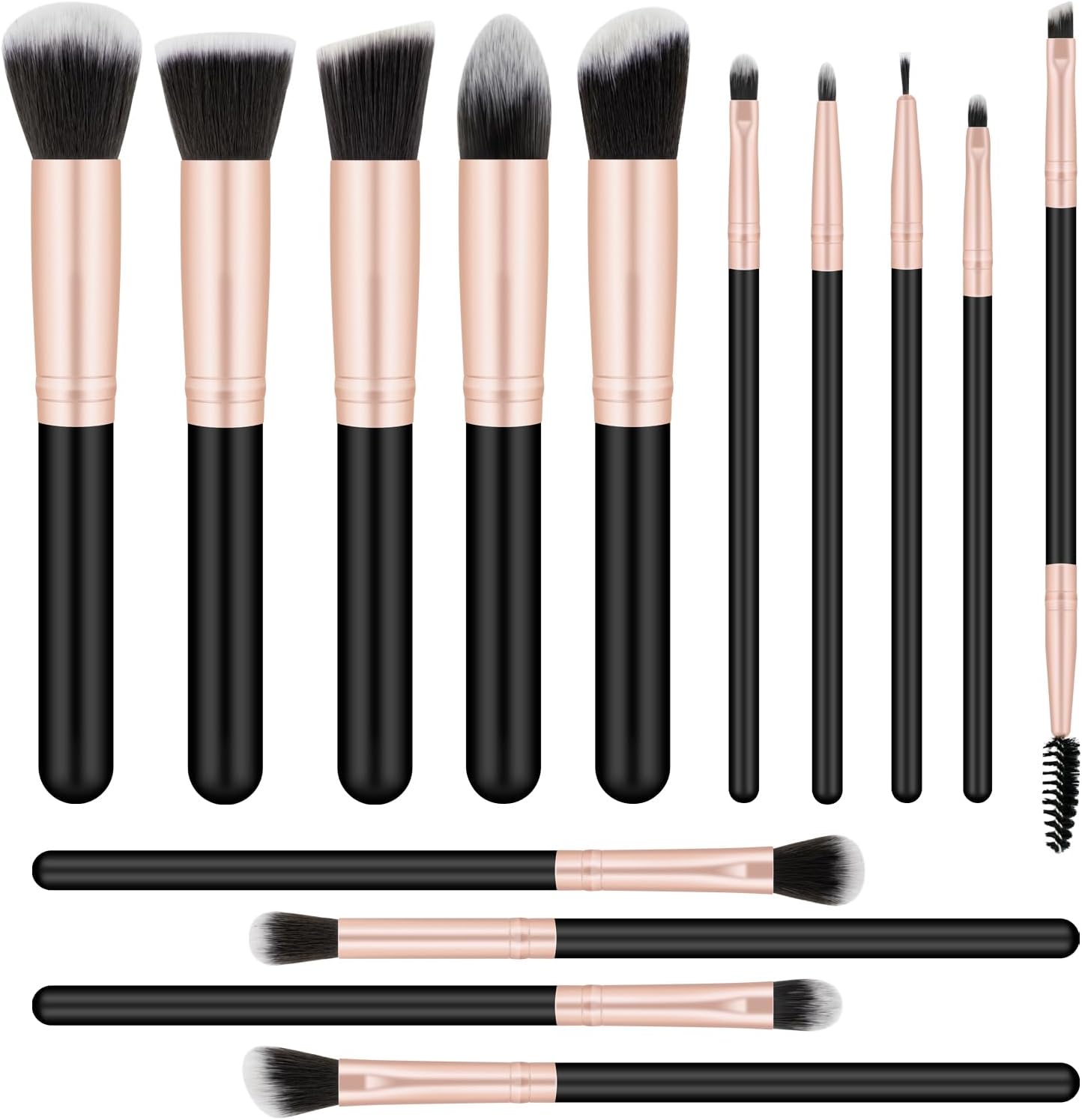 Amazon.com: Makeup Brushes, Makeup Kit 14PCS, Make up Brushes Set Black ...