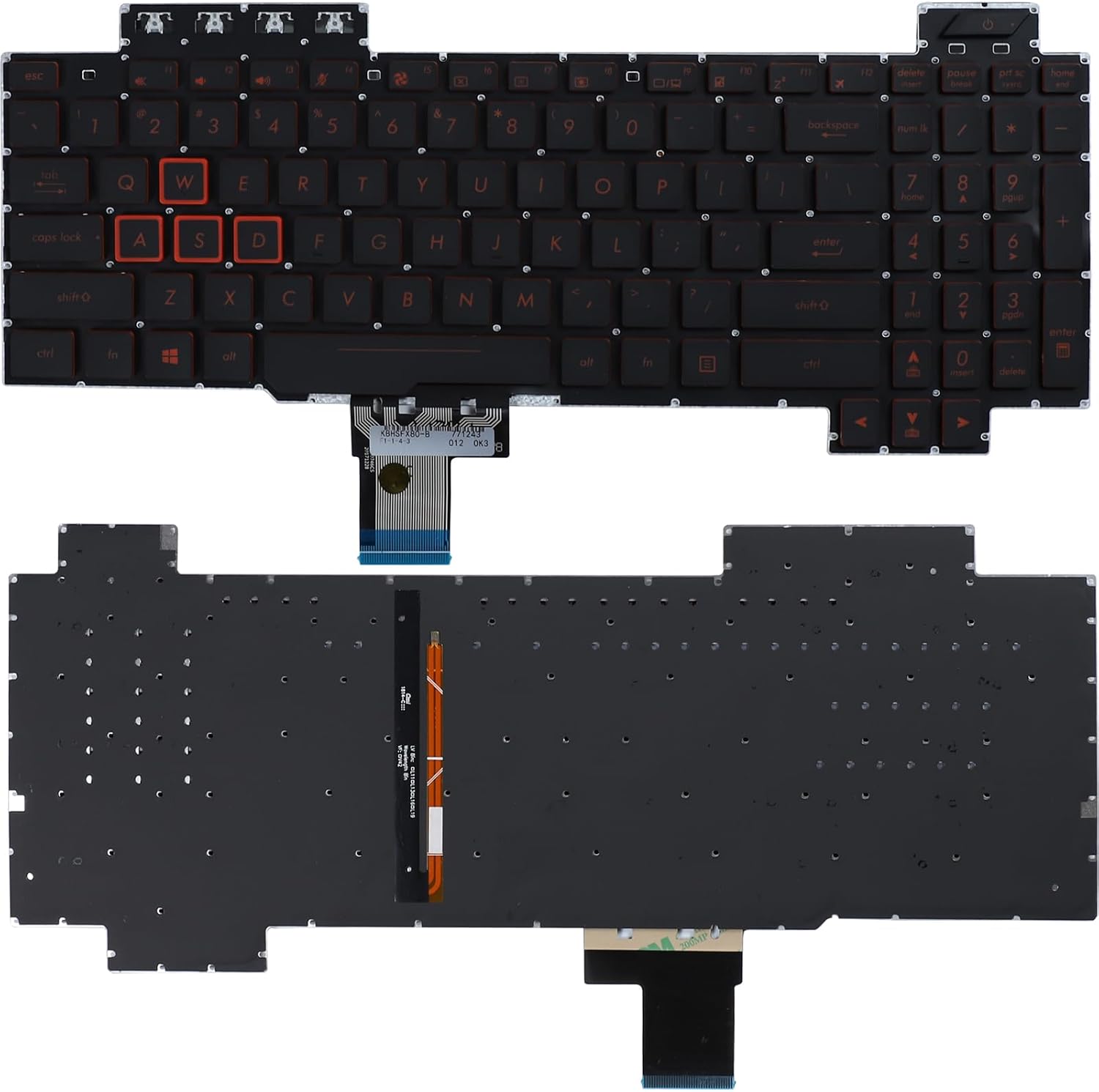 Amazon.com: Replacement Laptop Keyboard Backlit for Asus TUF Gaming ...