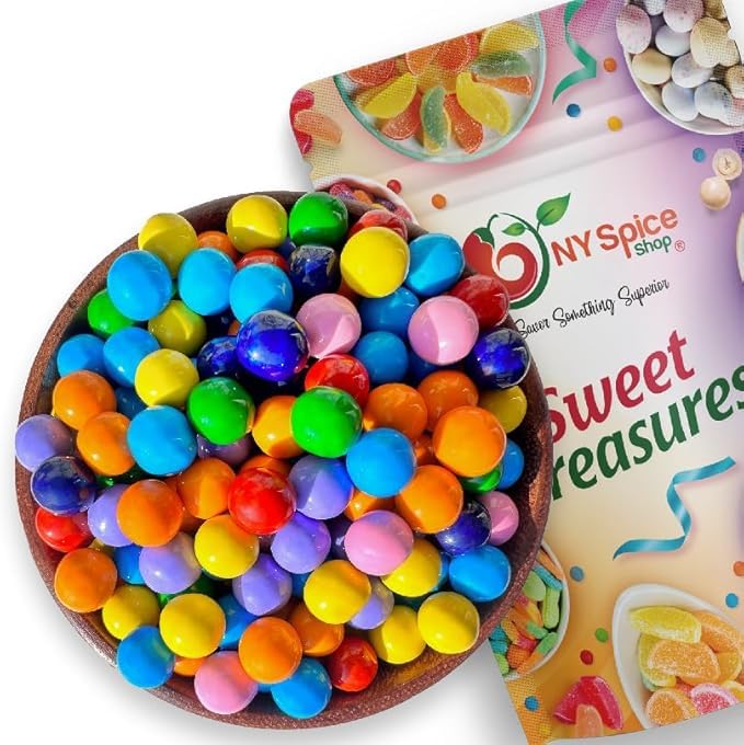 Amazon.com : NY SPICE SHOP Assorted Sixlets Candy Bulk - 1 Pound ...