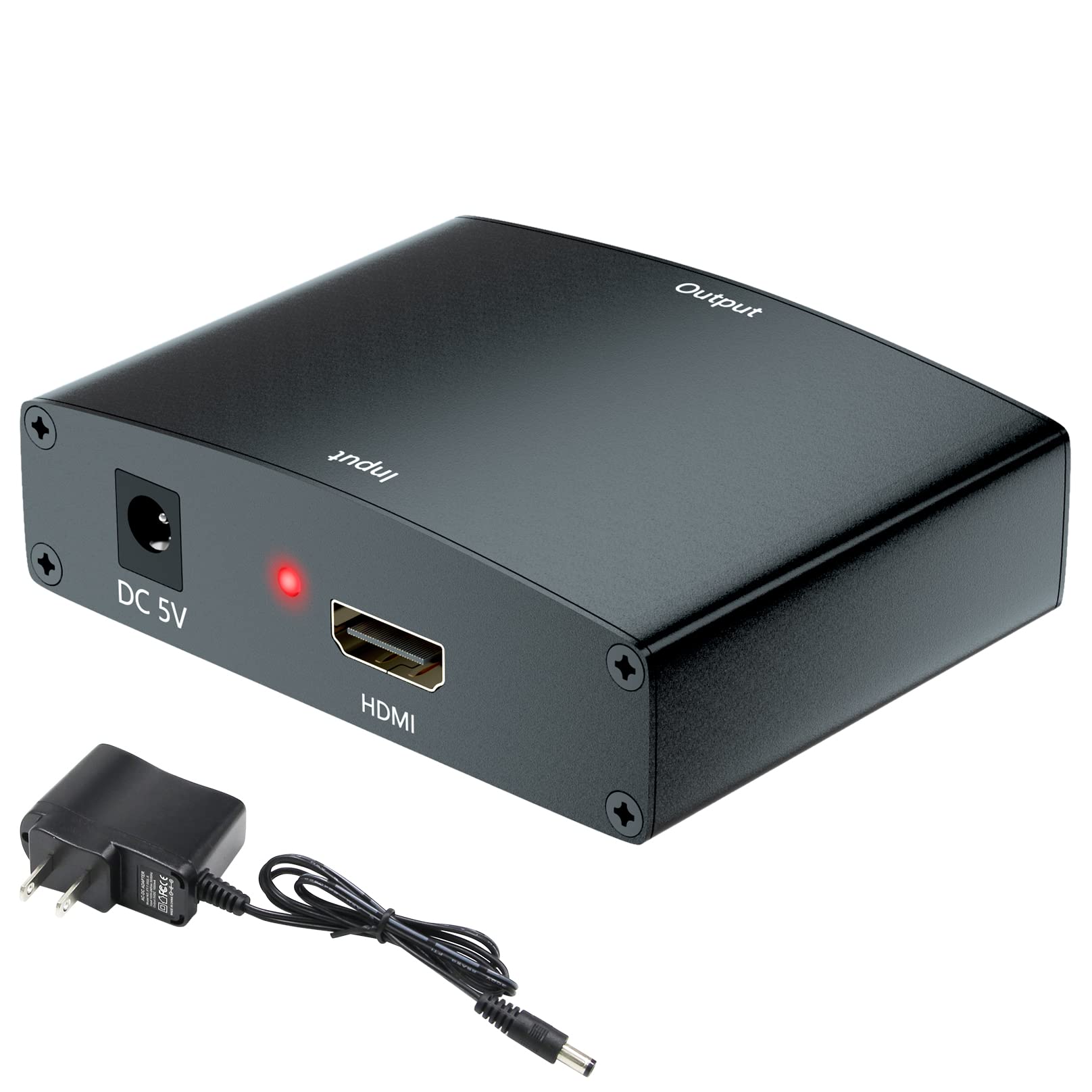 HDMI to Component Converter, 1080P HDMI to YPBPR + R/ L Audio Adapter ...