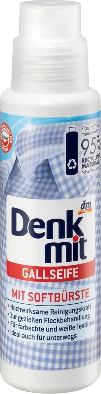 Amazon.com: Denkmit Gall Soap with soft Brush 250 ml (8.45 oz) - For ...