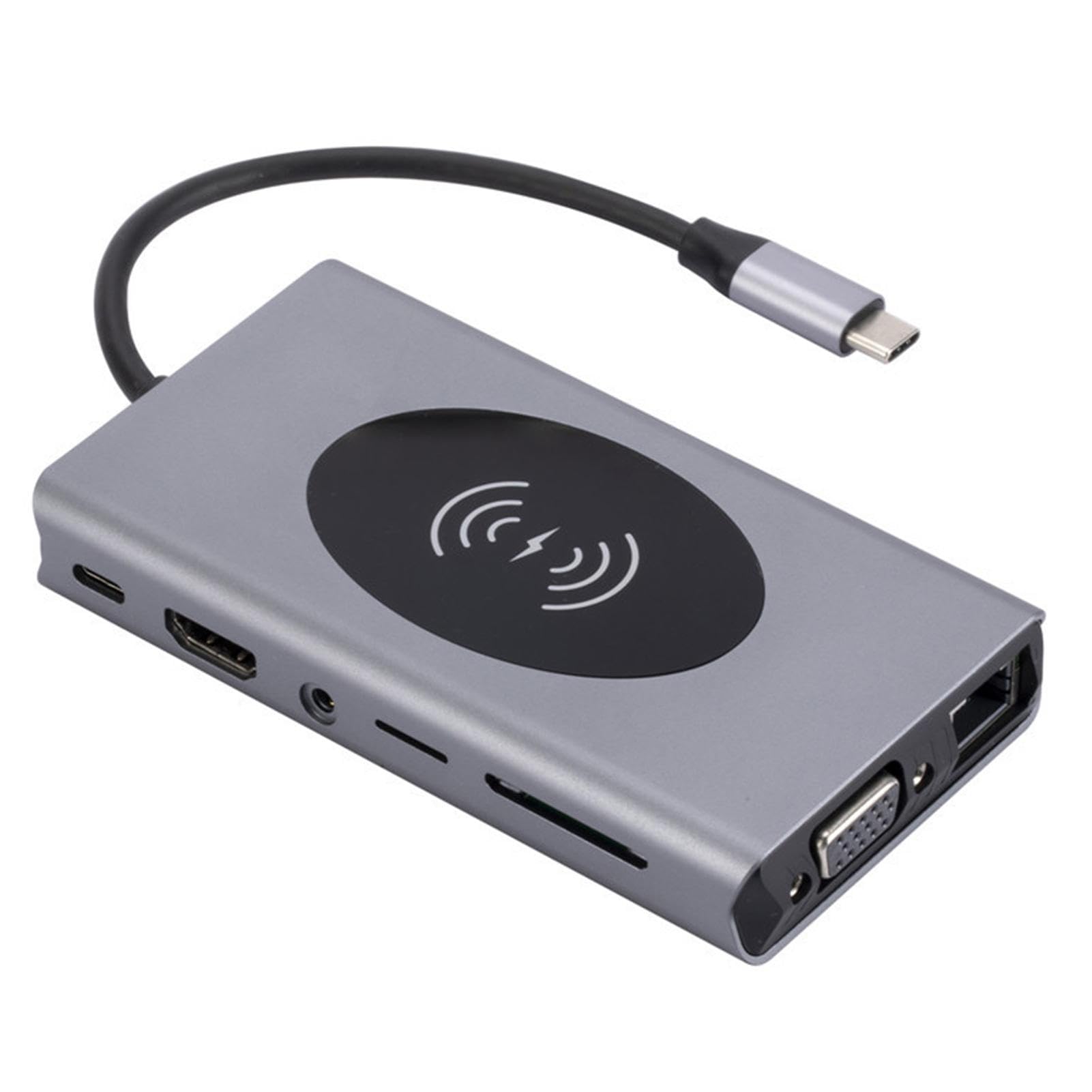 Buy Laptop Docking Stations, 12 in 1 Type C Dual Monitor Multiport ...