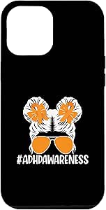Amazon.com: iPhone 12 Pro Max ADHD Awareness Funny ADHD Warrior ADHD ...
