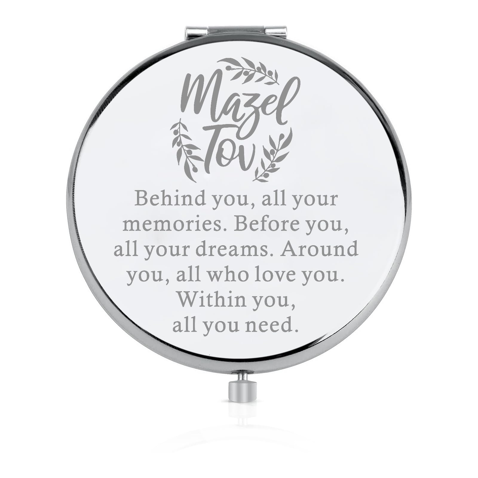 Amazon.com - FEELMEM Mazel Tov Good Luck Compact Mirror Bat Mitzvah ...