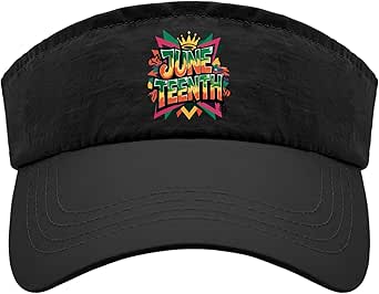 Juneteenth Black Historys Month Hat Sun Visor Cap for Adult Next Day ...