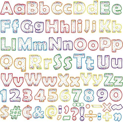 Amazon.com: 260pcs Letters Combo Pack Set Confetti Classroom ...