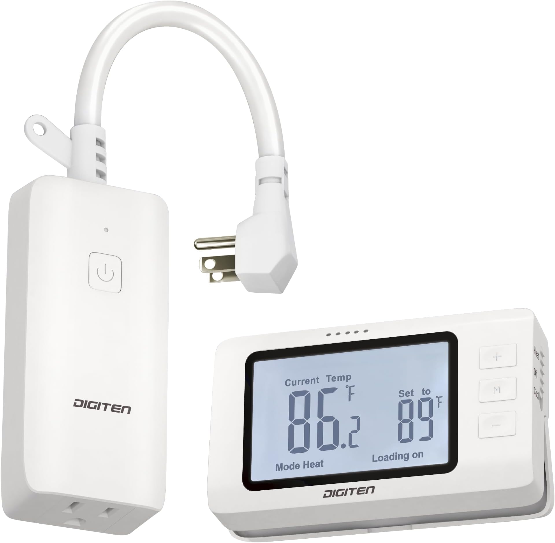 DIGITEN Wireless Thermostat Outlet Temperature Controlled Outlet with ...