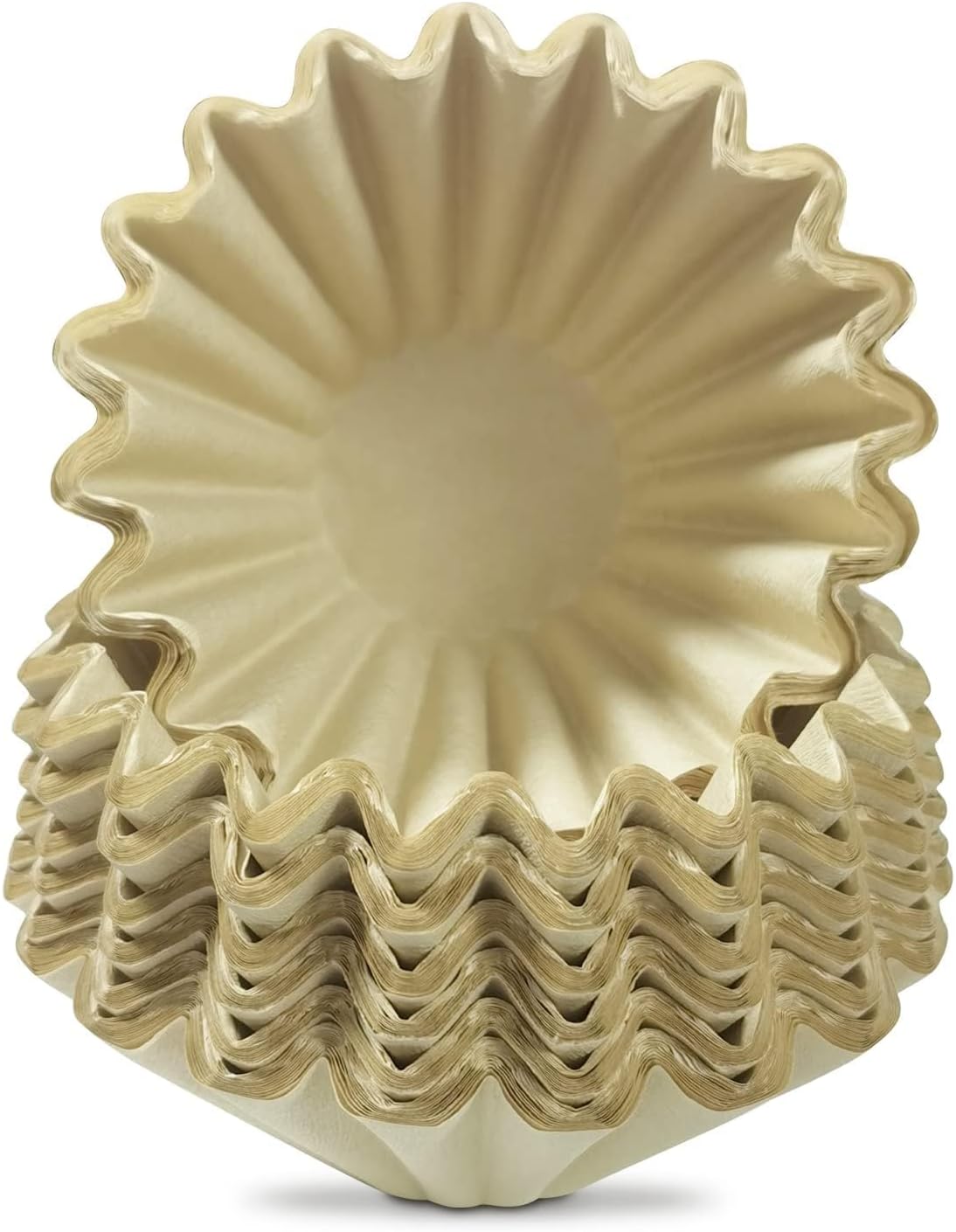 KUFUNG 1-4 Cup Small Coffee Filters Basket Natural Paper Coffee Filters ...