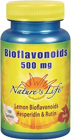 Amazon.com: Nature's Life Bioflavonoids 500mg | Lemon Bioflavonoid ...