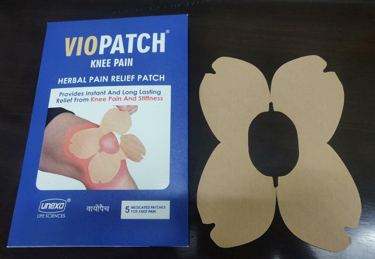 Viopatch Herbal Knee Pain Relief Patch (Pack of 5 Patches) | Instant ...