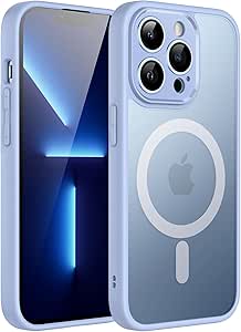 JETech Magnetic Case voor iPhone 13 Pro Max 6,7 Inch Compatibel met MagSafe, Doorschijnende ...